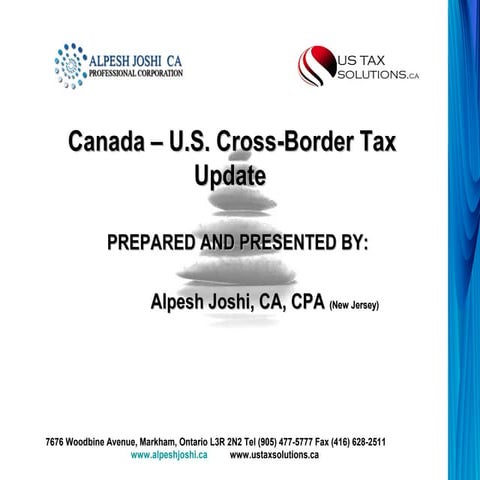 Presentation- Cross Border tax | PPT