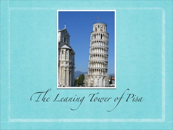 The Leaning Tower of Pisa | PPT