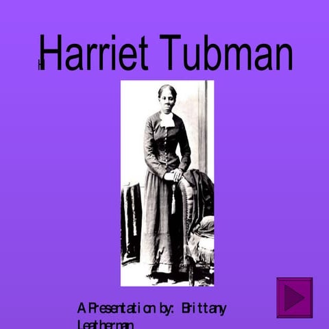 Interactive Powerpoint on Harriet Tubman | PPT