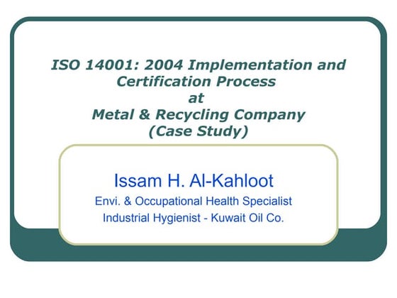ISO 9001, 14001, 45001 (IMS) basics training material | PDF