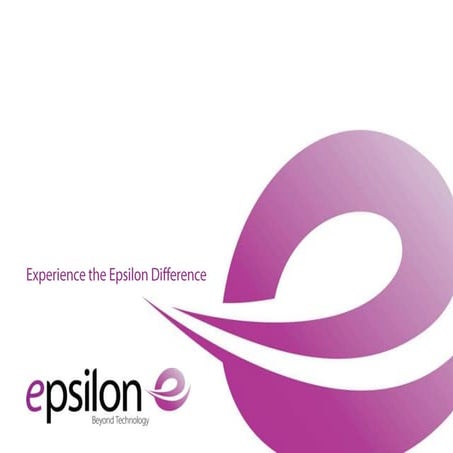 Epsilon Presentation | PPT