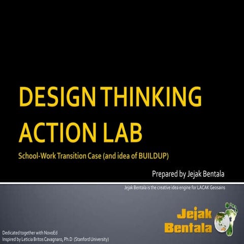 Jejak Bentala: Design Thinking Action Lab | PPT