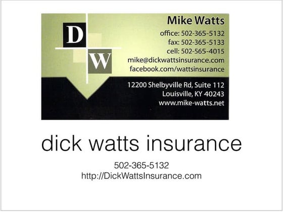Mike Watts presentations
