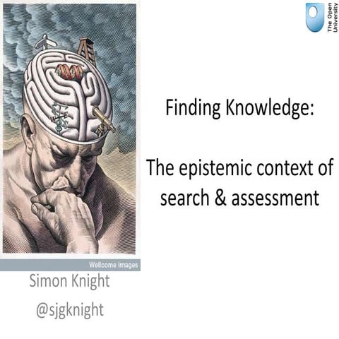 Finding Knowledge: Assessing Knowledge in the Age of Search | PPT