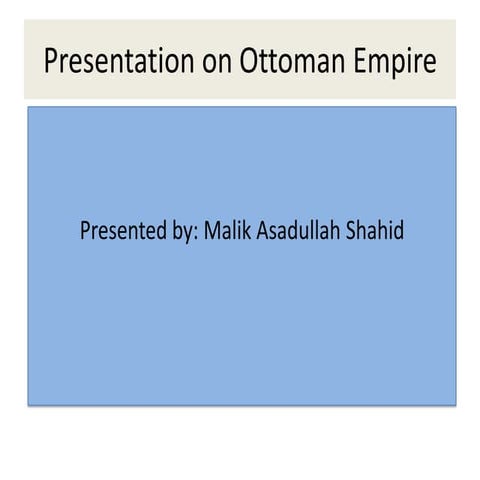 Decline of the Ottoman and Qing: Internal troubles, external threats | PPT