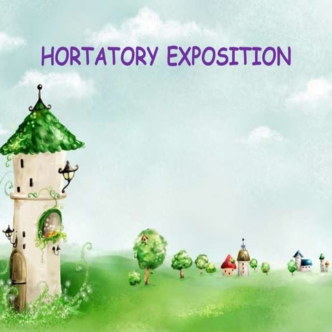 Hortatory Exposition | PPTX