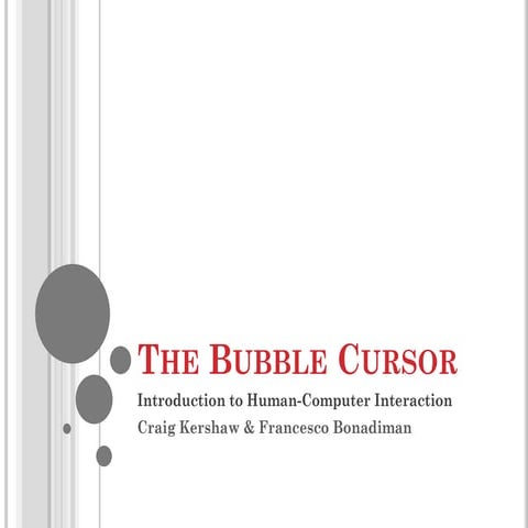 The Bubble Cursor | PDF
