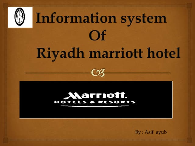 Marriott Hotel Pakistan | PPT