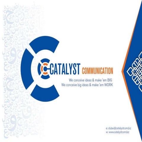 Catalyst Communication in Dubai | PPSX