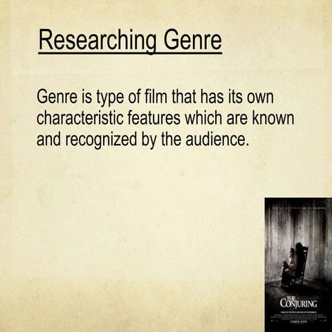 Presentation genre | PPT