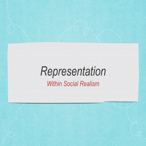 Keynote covering Representation | PPTX | Modern Art | Fine Art
