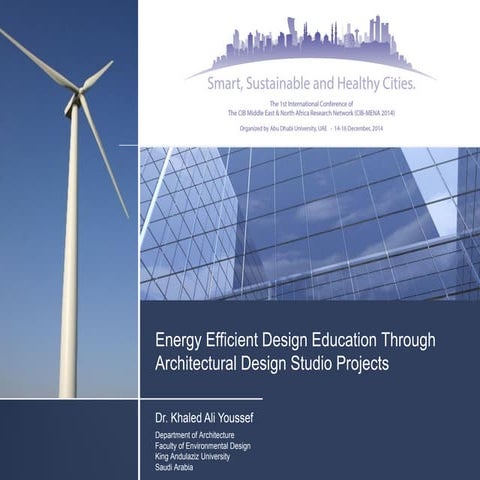 Energy Efficient Design Education Through Architectural Design Studio ...