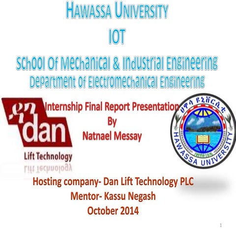My internship presentation | PPTX