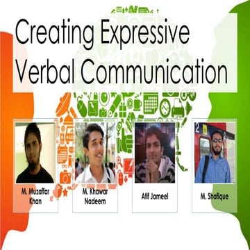 Creating Expressive Verbal Communications | PPTX