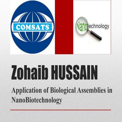 Application of Biological Assemblies in NanoBiotechnology PPt | PPTX