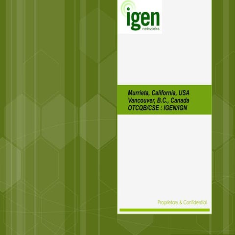 IGEN - Investor Presentation | PDF