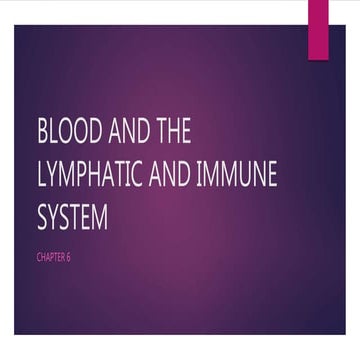 Blood and Lymphatic and Immune System | PPTX