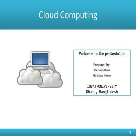 Cloud Computing Basic | PPTX | Cloud Computing | Internet