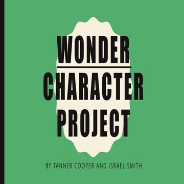 Wonder character project | PPTX