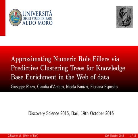 Approximating Numeric Role Fillers Via Predictive Clustering Trees For