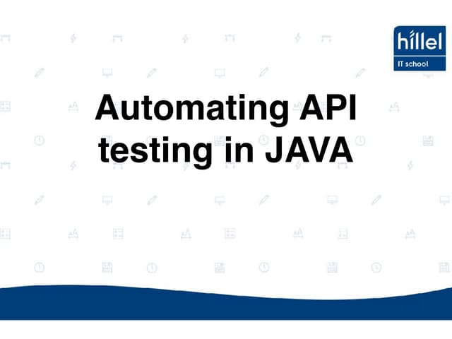 Automation Testing Api In Java Pdf