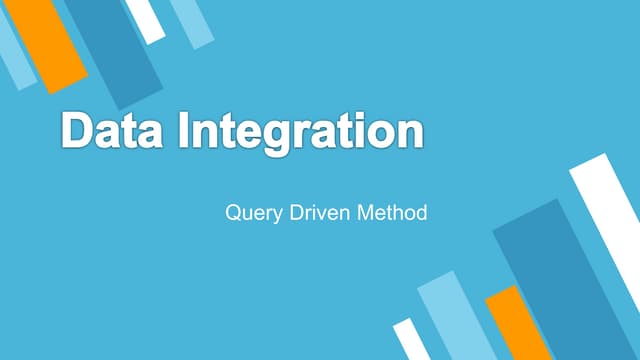 Data Integration Query Driven Method Ppt
