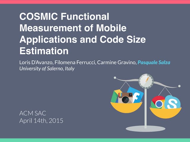 Cosmic Functional Measurement Of Mobile Applications And Code Size