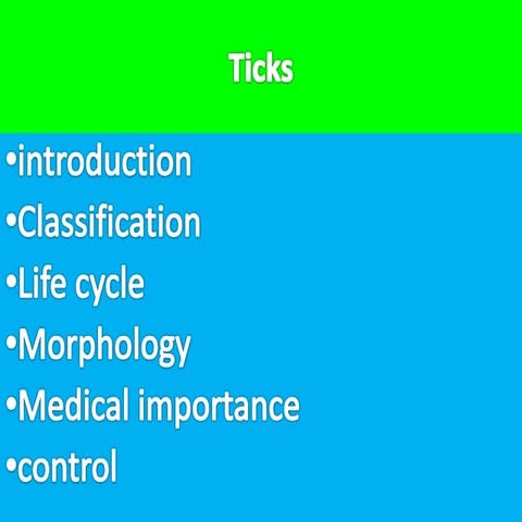 Ticks | PPT