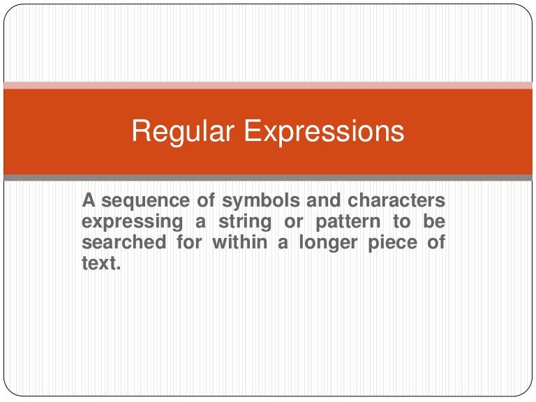 Regular Expression In Compiler Design 6091