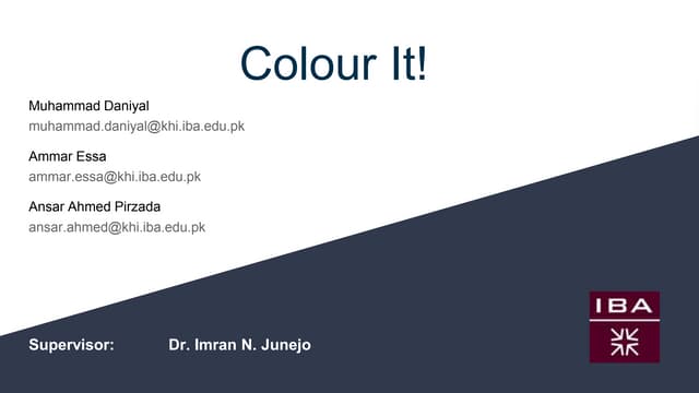 Fyp presentations format | PPTX