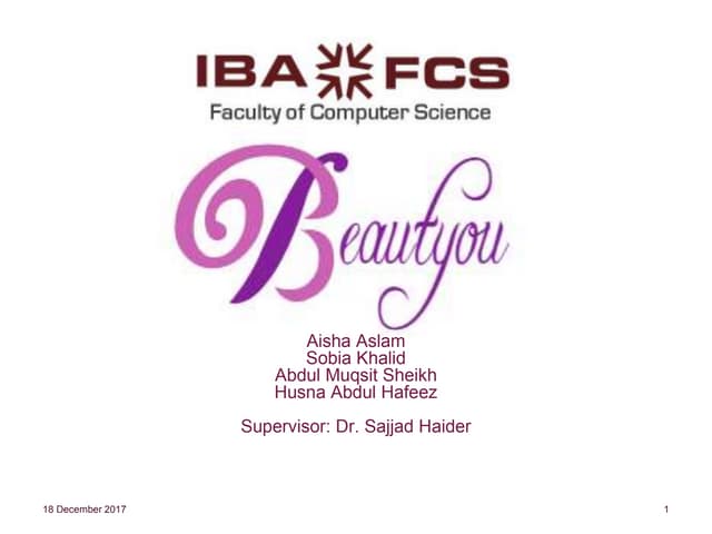 Fyp presentations format | PPTX