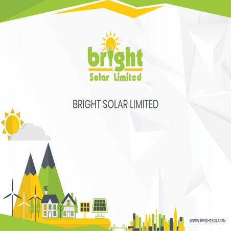 Company Overview - Bright Solar Limited | PPT