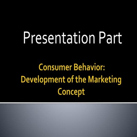 Consumer Behavior | PPTX
