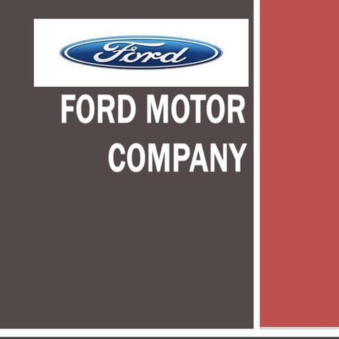 Ford Motors | PPT