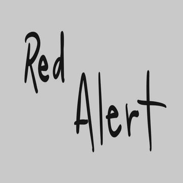 Red Alert Storyboard | PPT