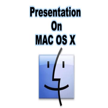 MAX OS X operating system | PPT