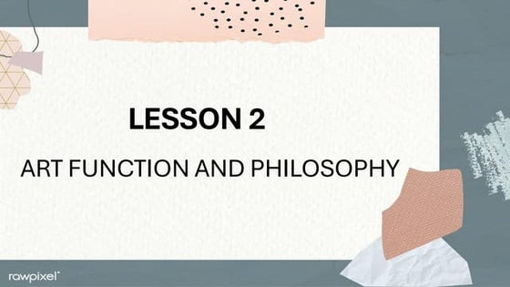 Functions of art | PPTX