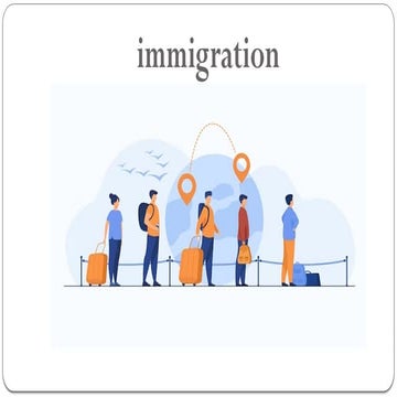 presentation en anglais sur la immigration | PPTX