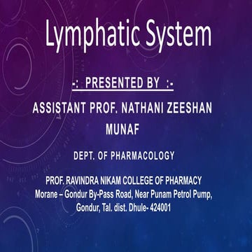 lymphatic system | PPT