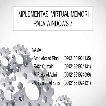 Implementasi virtual memori | PPTX