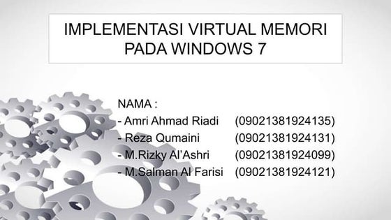 Implementasi virtual memory | PPT