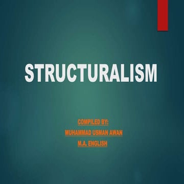 Structuralism In Research Methodology | PPT