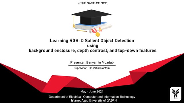 Learning Rgb D Salient Object Detection Using Background Enclosure