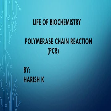 Polymerase chain reaction (PCR) | PPT