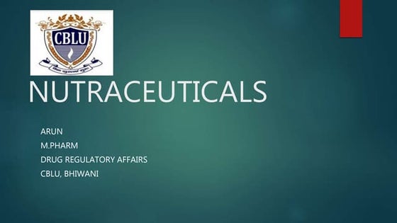 3. Classification of nutraceuticals.pptx