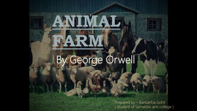 Animal Farm Powerpoint | PPT
