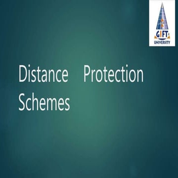 Distance Protection Various Reach Schemes.ppt
