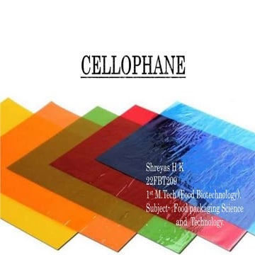 Cellophane | PPTX