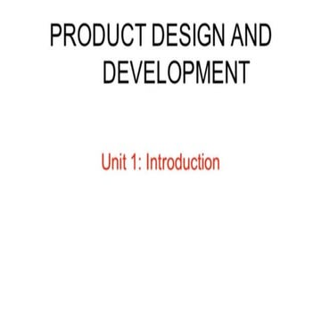 Product design and development.pptx | Startups | Business