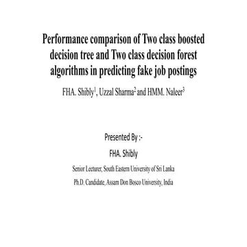 Predicting Fake Job Posts | PPTX